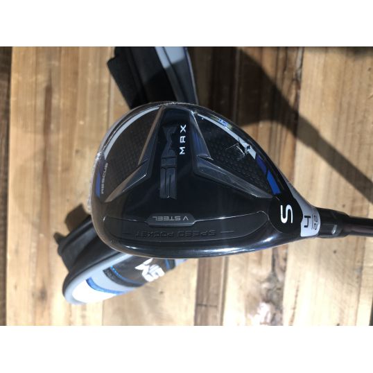 TaylorMade SIM Max Rescue Left 4 Hybrid-22 Degree Stiff Fujikura Ventus Blue 7 (Used - Excellent ...