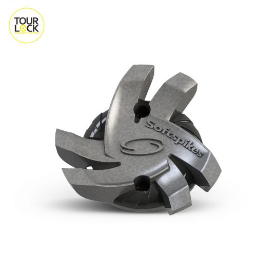 Masters Softspikes Silver Tornado Tour Lock | Cleats and Spikes at JamGolf
