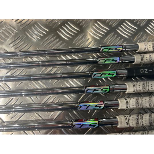 Ping S55 Irons Steel Shafts Right Regular CFS 3-9 Std Length Black ...