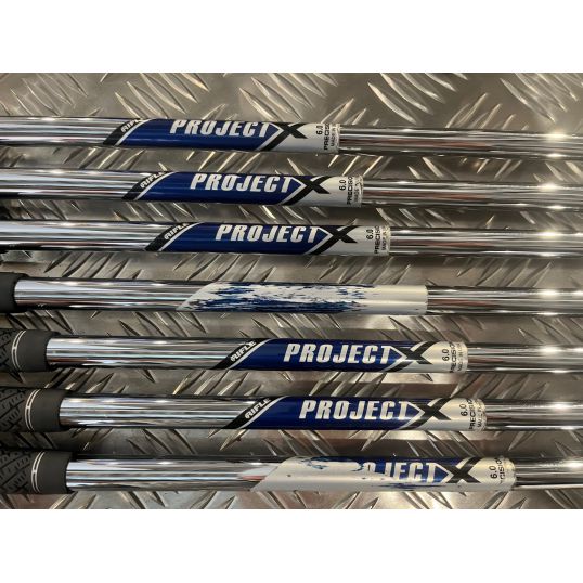 TaylorMade P7MC & P7MB Combo Set Steel Shafts Right Stiff Project X 6.0 ...