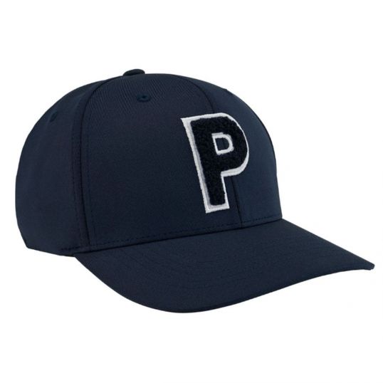 Puma Chenille P Cap Navy | Headwear at JamGolf